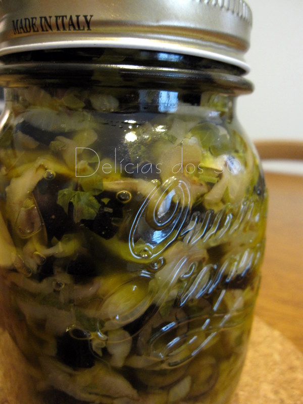 Delícias dos 30: Conserva de Berinjela - PARTE 2