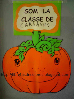 Libretas de colores: SOMOS LA CLASE DE LAS CALABAZAS.