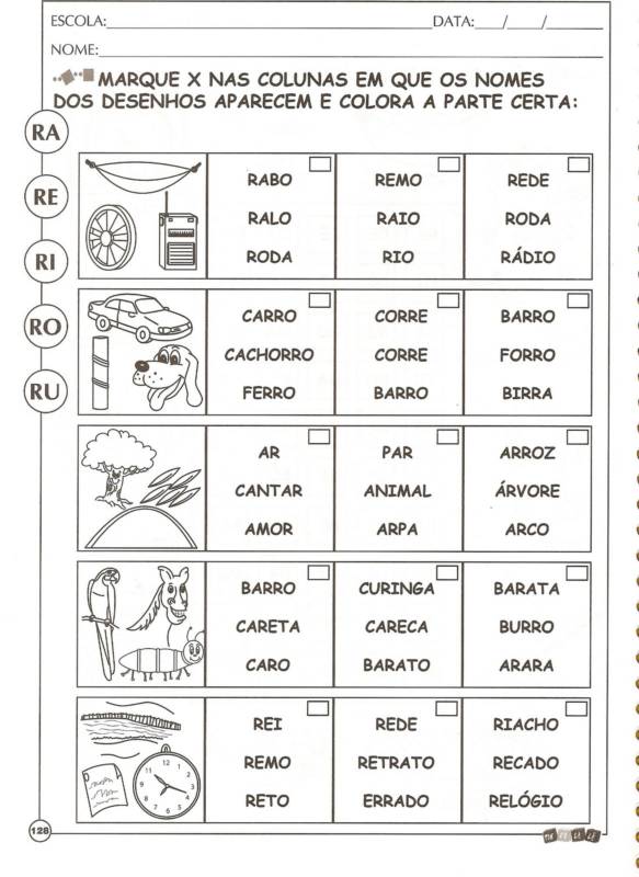 Caminho Feliz: Sílaba do R