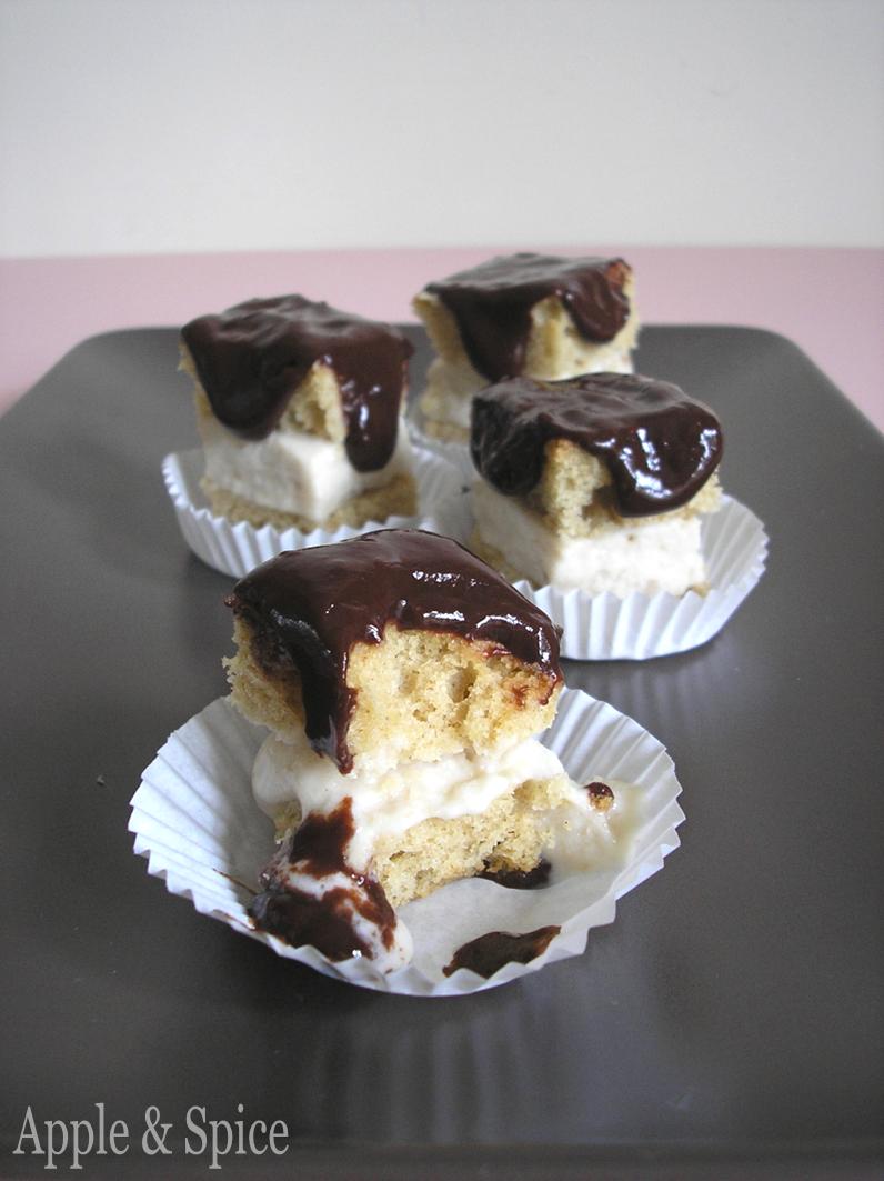 Apple & Spice: Daring Bakers August 2010 Challenge: Ice Cream Petit Fours