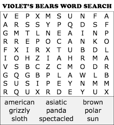 Go Green with EcoBuddies: Bears Word Search