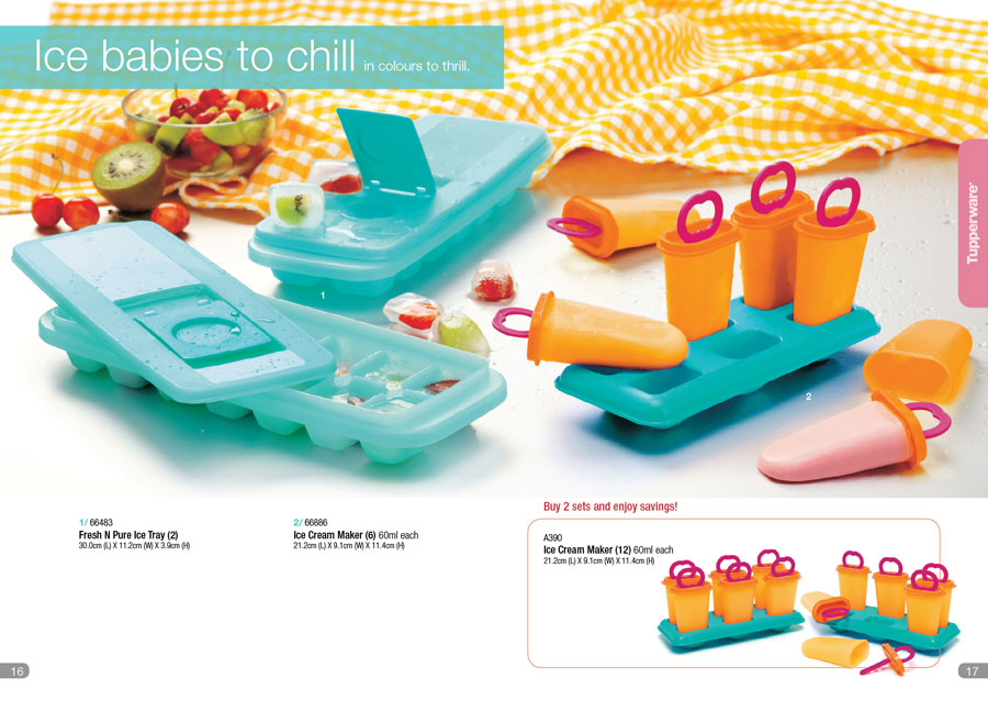 Tupperware Lovers: Ice Babies to chill in colours to thrill