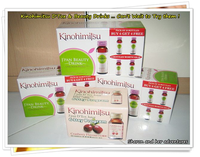 Sharon and her adventures...: Kinohimitsu Detox and Beauty Drinks...