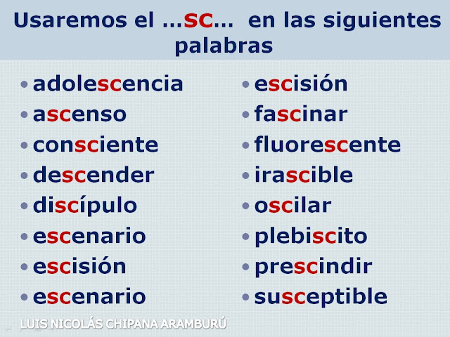 USO DE GRAFÍAS O LETRAS COMPLEJAS: " S, C, Z, X, G, J, B, V, H, Y, LL"