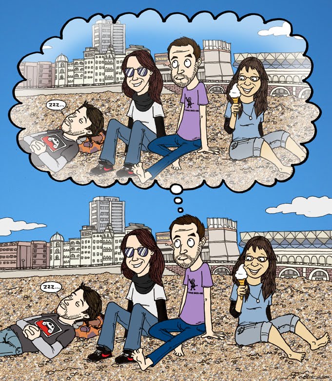 Look What I Drawed Illustration Friday Déjà Vu