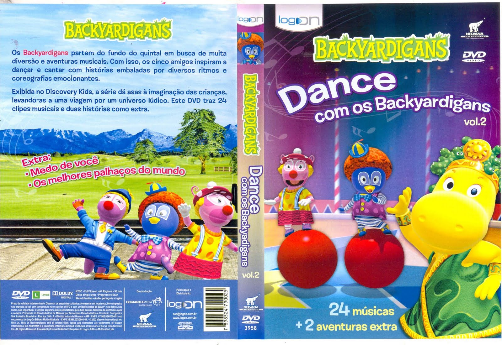 Dance Com Os Backyardigans Vol.2 - Capas Covers - Capas De Filmes Grátis