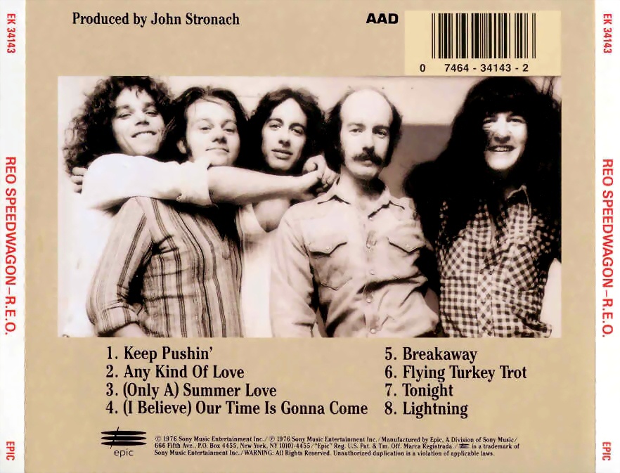 Musicotherapia: R.E.O Speedwagon - R.E.O (1976)