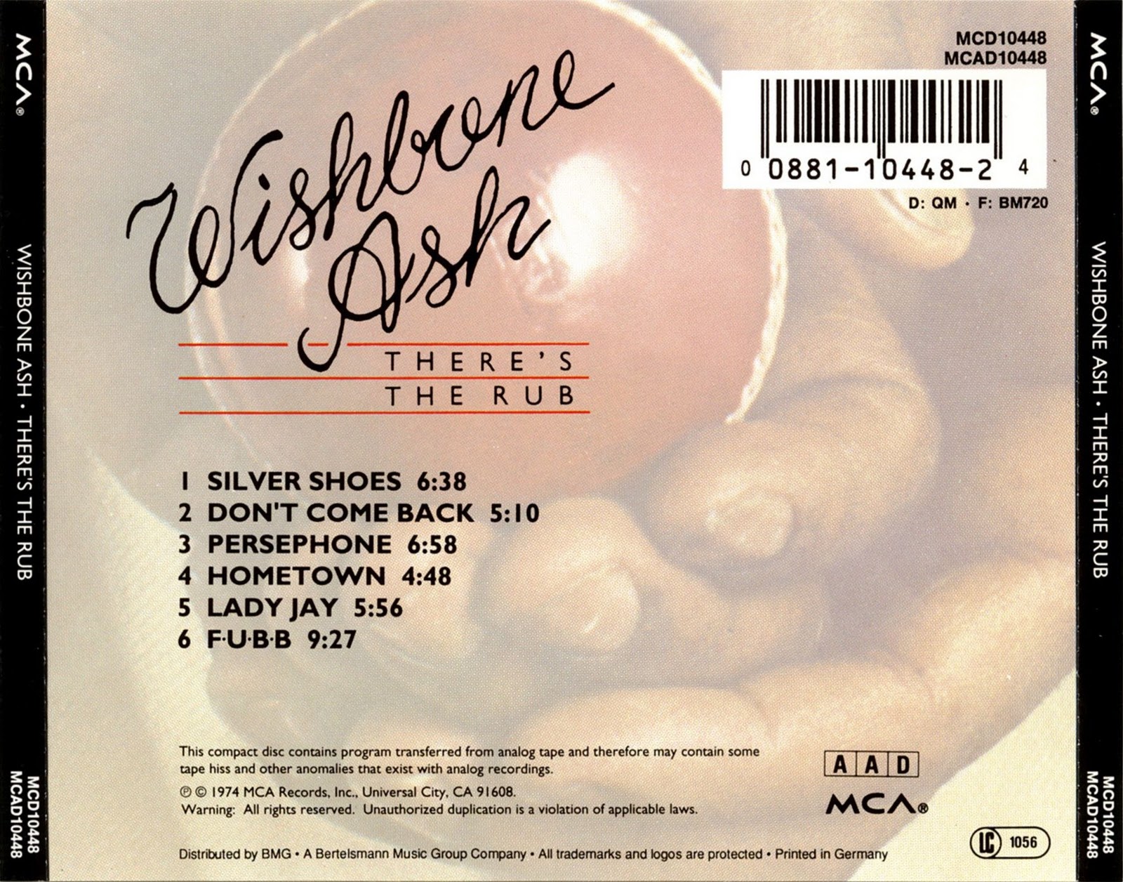 Musicotherapia: Wishbone Ash - There's the Rub (1974)