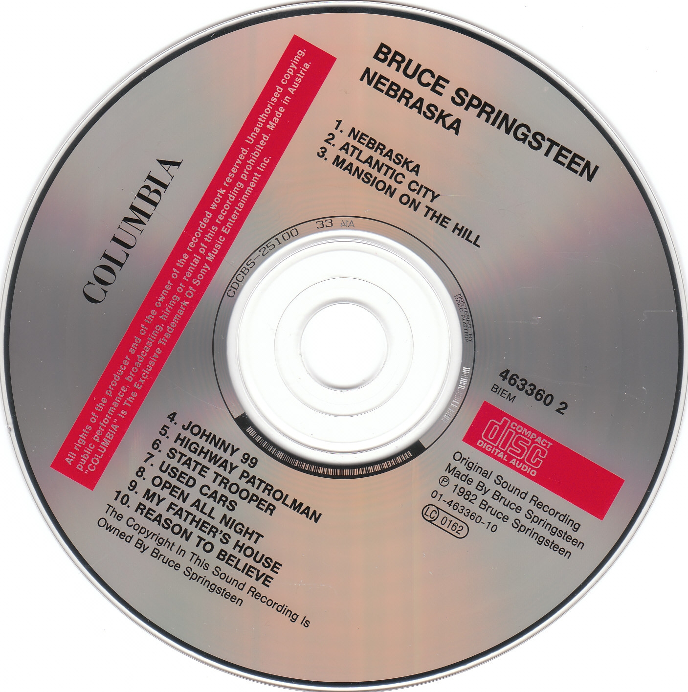 Musicotherapia: Bruce Springsteen - Nebraska (1982)