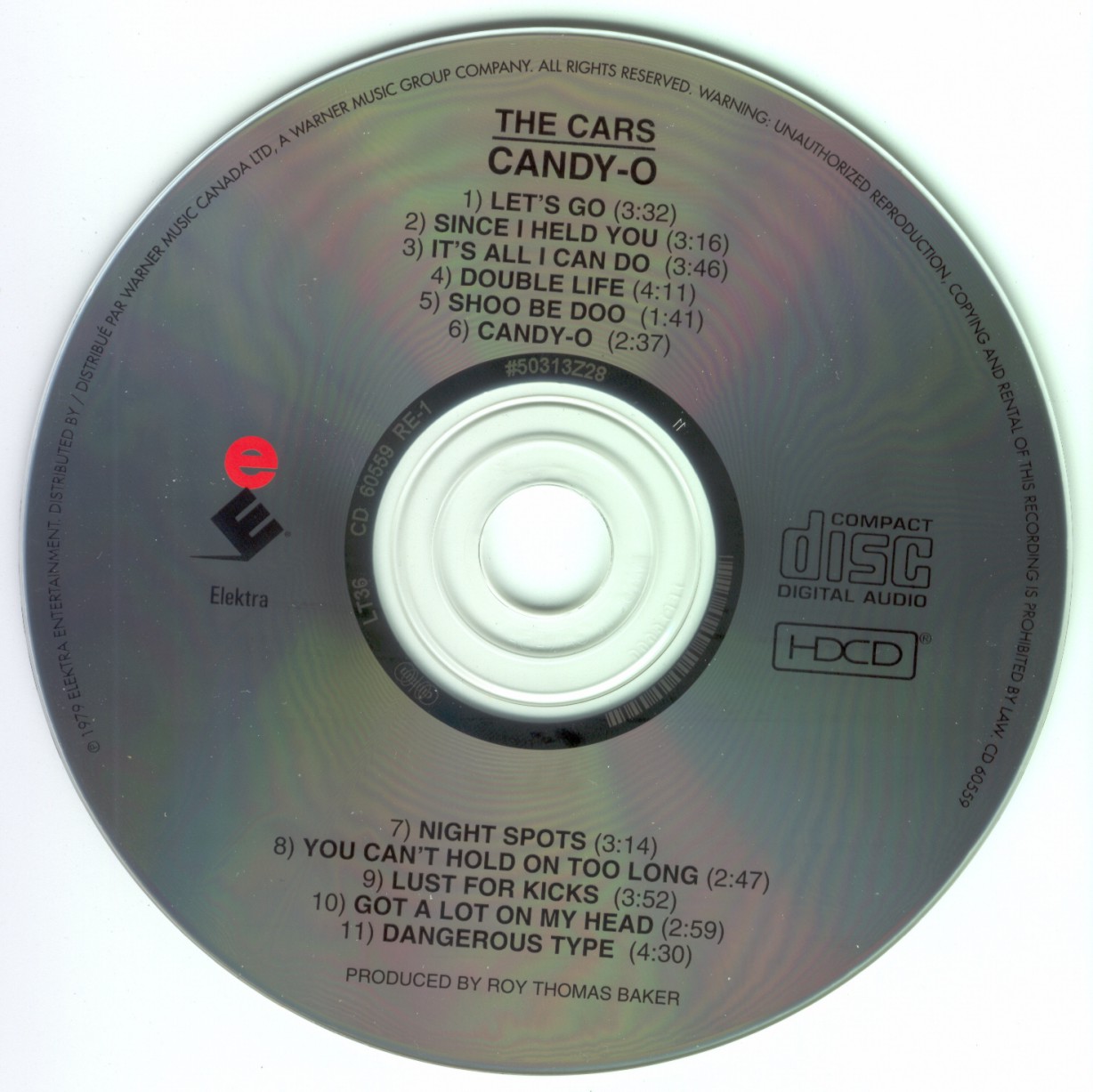Musicotherapia: The Cars - Candy-O (1979)