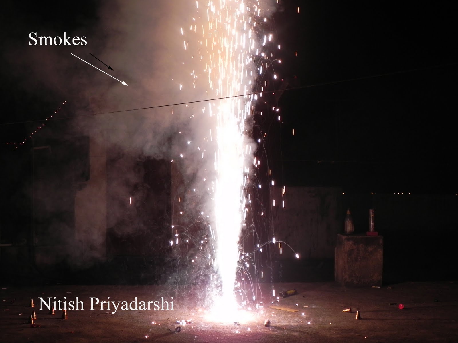 Environment and Geology: Toxic smokes due to fire crackers.