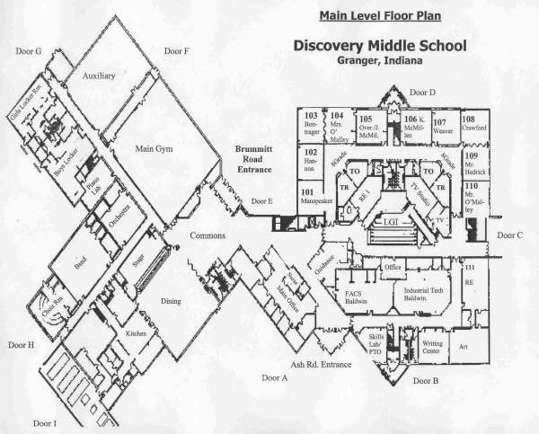 Northern Indiana Regional News: Discovery Middle School Floor Plan