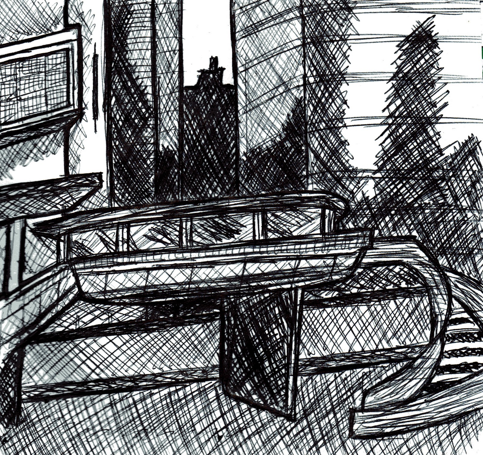Hong Kong - A Visual Research Blog: Biro Sketches