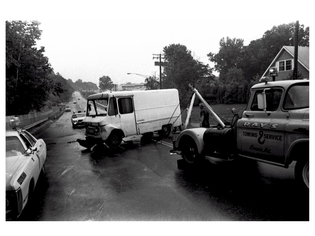 Bowie Living: 1970s Accident Scene on Race Track Road