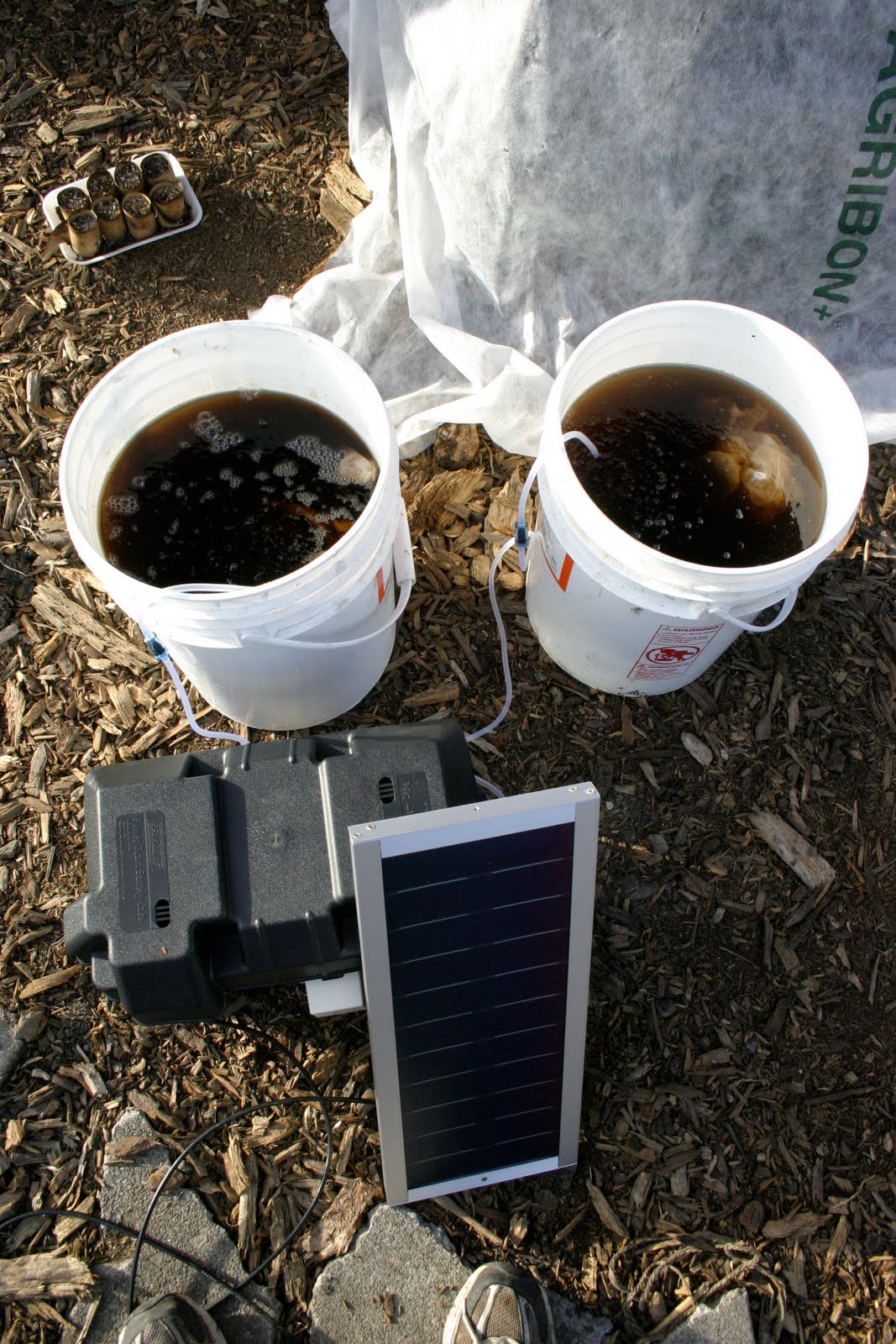 Another (Sub)Urban Homestead: Compost Tea 2.0 Solar Powered