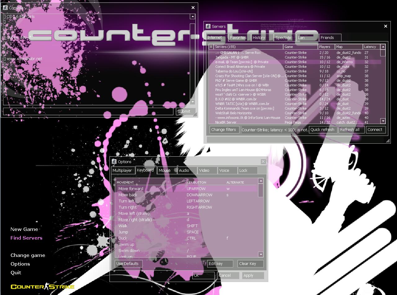 Cia do Cs: Counter Strike 1.6 Girls