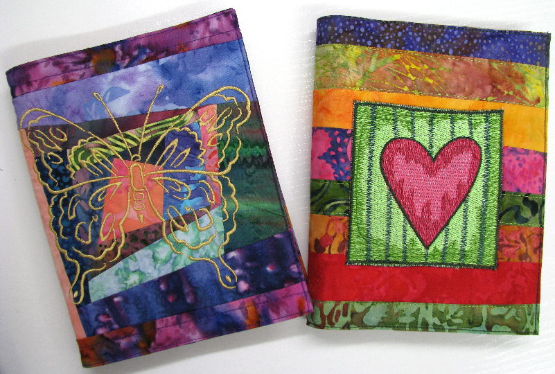 Exuberant Color : Quilted Journal Covers