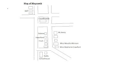 My future depends on my actions...: Maycomb Map (Schoolwork)