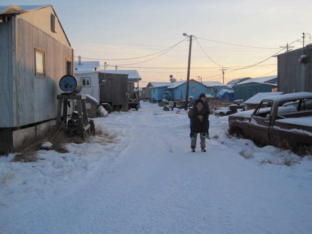 Maria's Musings in Akiuk & Napaskiak Alaska: A Walk After School