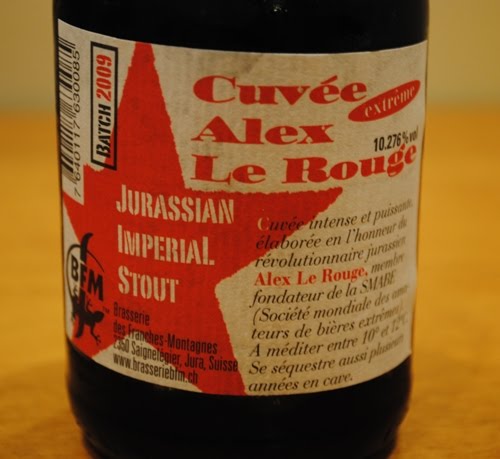 BFM Cuvée Alex le Rouge ... Imperial Stout εξ' Ελβετίας ~ μπυραματισμοί