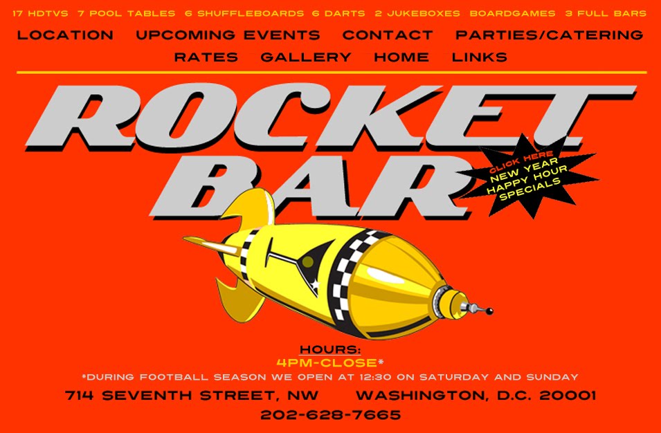 .: HAPPY HOUR DC: Rocket Bar, Chinatown