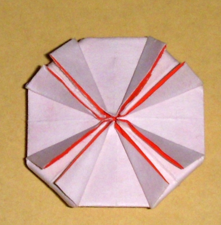 Origami: Origami Chrysanthemum kusudama