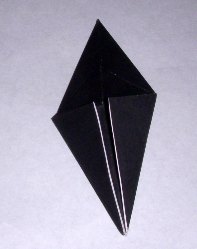 Origami: How to fold an origami bird base?