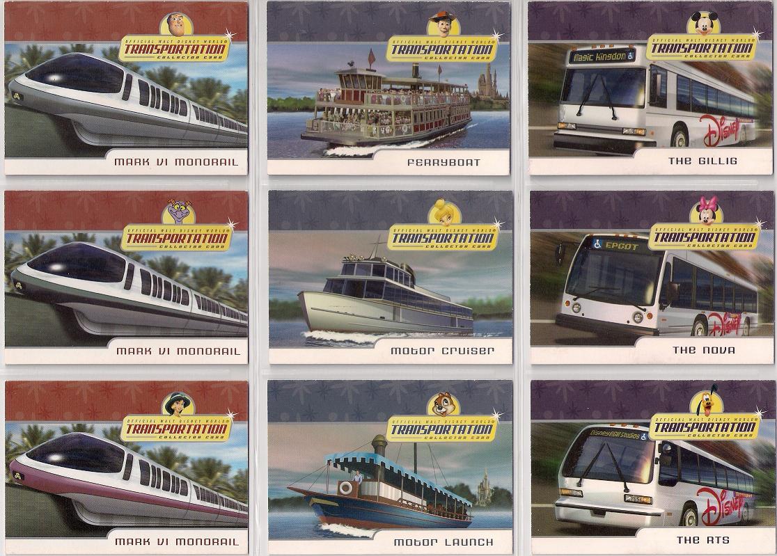 Disneyphemera: Back from WDW & Transportation Cards