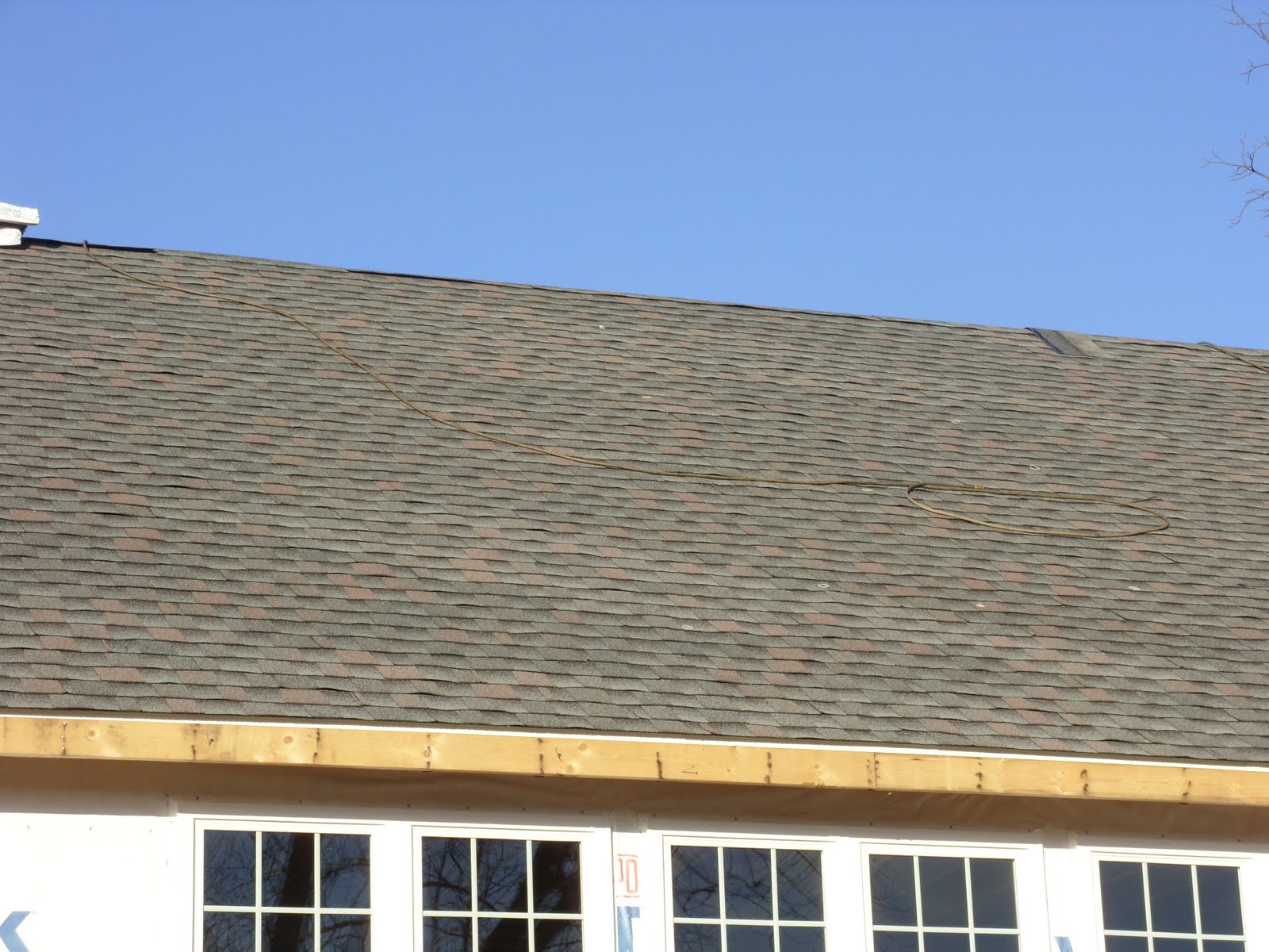 The House on Hilltop Farm: Shingles - now