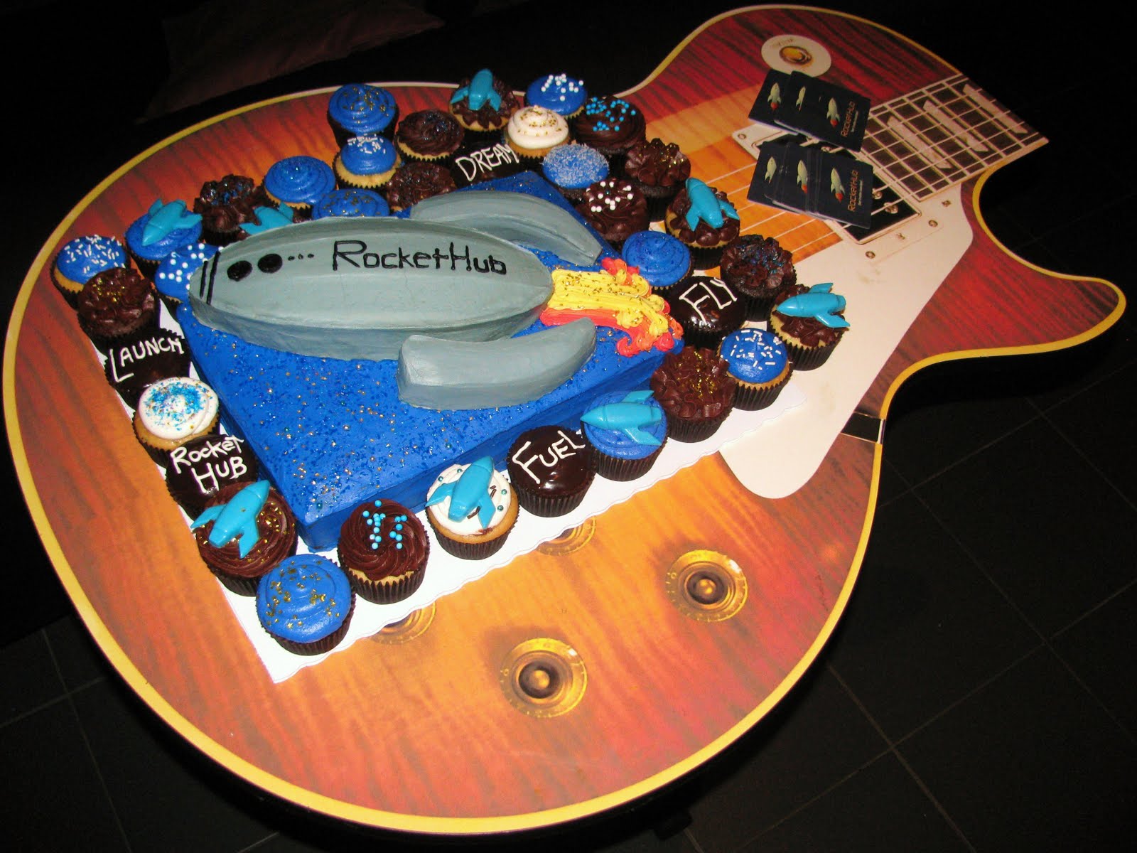 MAN BAKES CAKE: Rocket Cake.