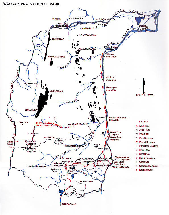 Parks and Reserves: Wasgomuwa National Park