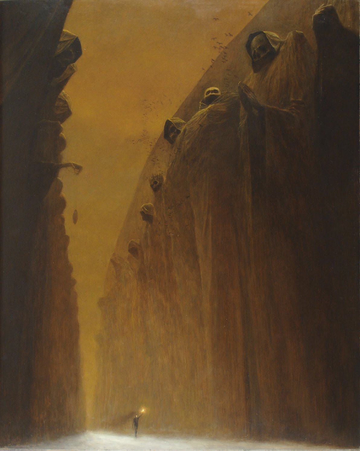 Zdzislaw Beksinski Gallery: Zdzisław Beksinski's Paintings from 1972