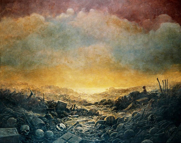 Zdzislaw Beksinski Gallery: Beksiński Paintings of 1971