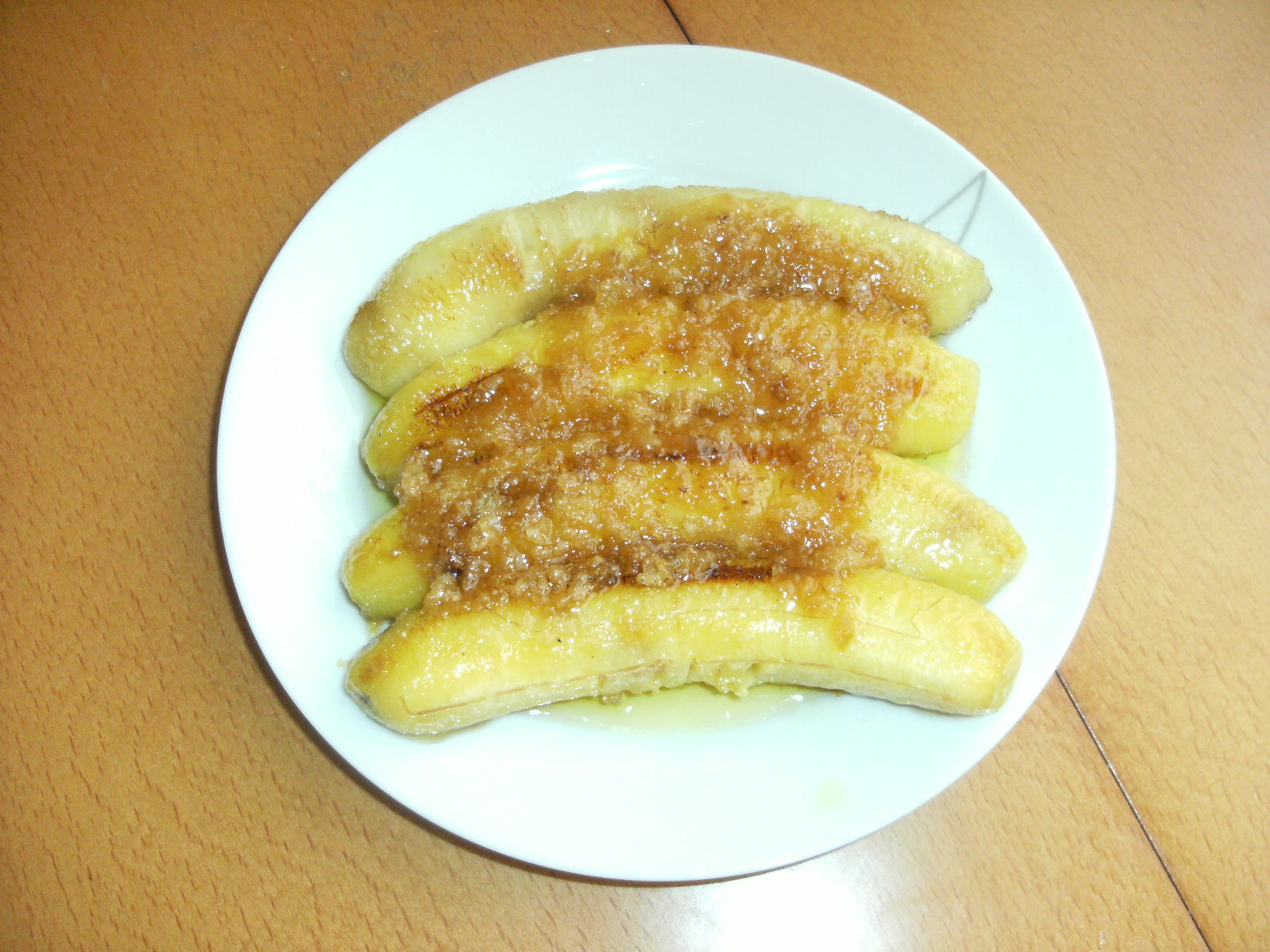 En casa de Yhan: PLATANOS (CAMBURES) CON MIEL Y SEMILLAS AJONJOLI