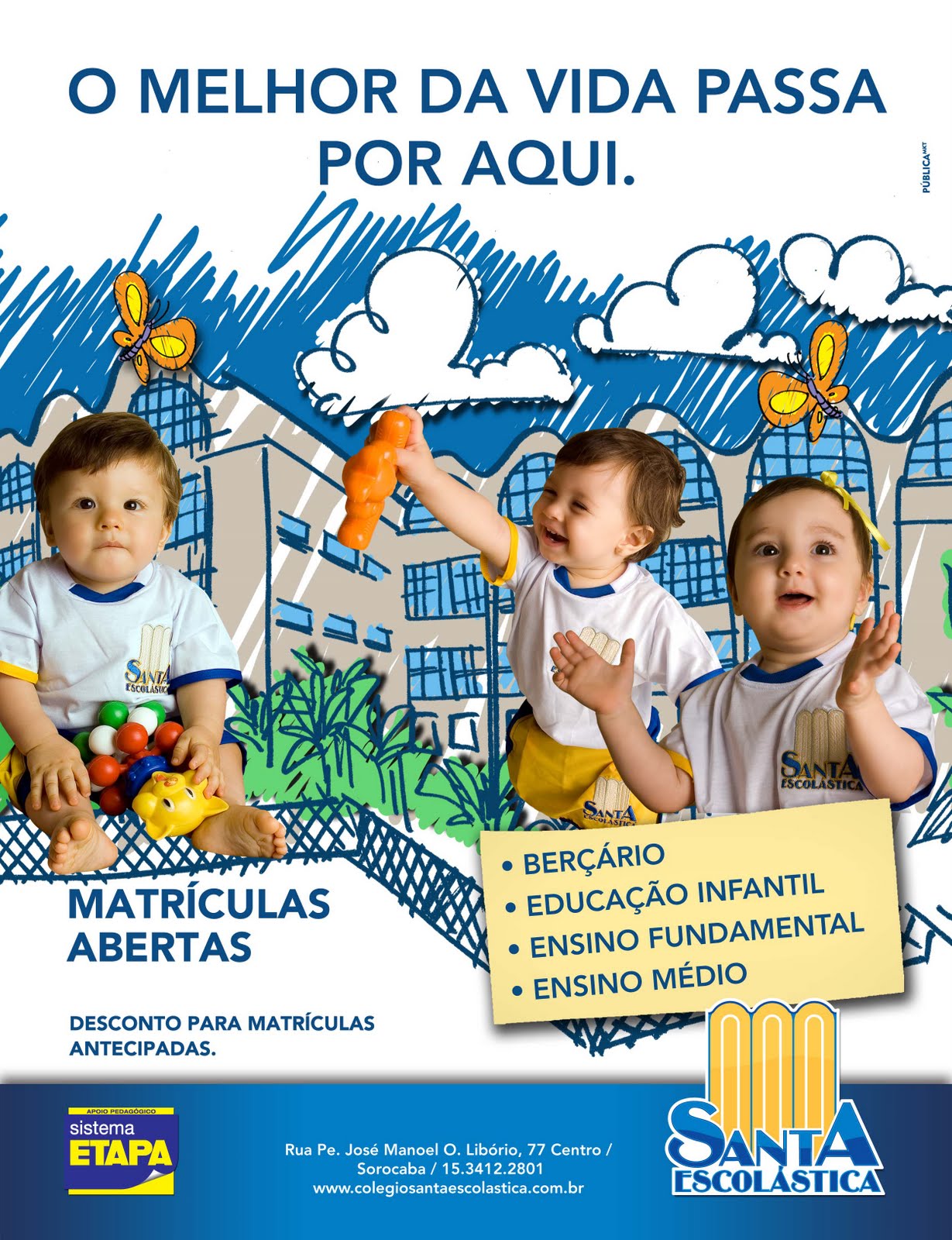 arthur moretti: COLÉGIO SANTA ESCOLÁSTICA - anúncio para a revista educação