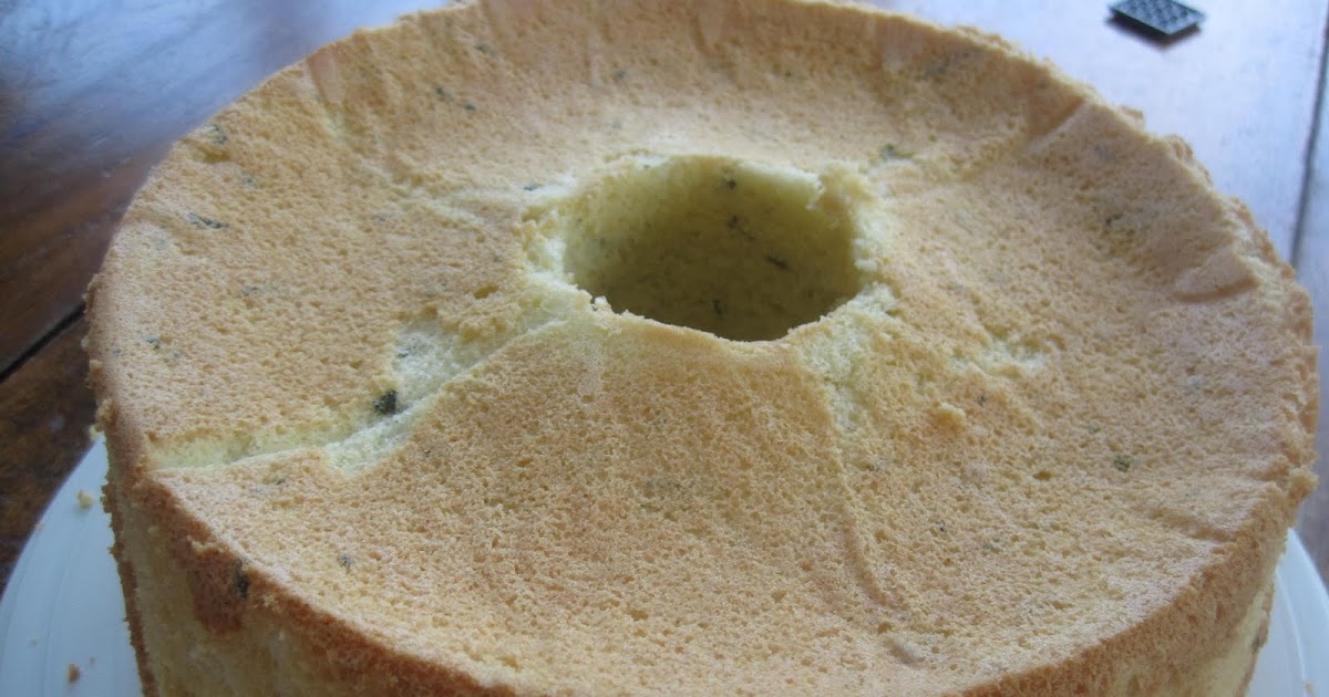 The Tipsy Baker: Lemon verbena chiffon cake