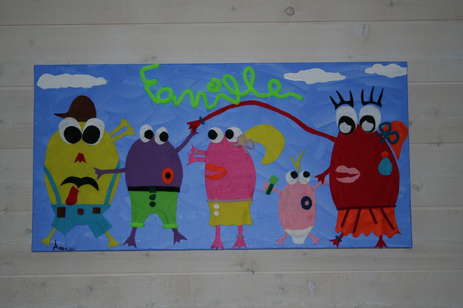 tableau rigolo: MA BOUTIQUE de toiles pour les bambins