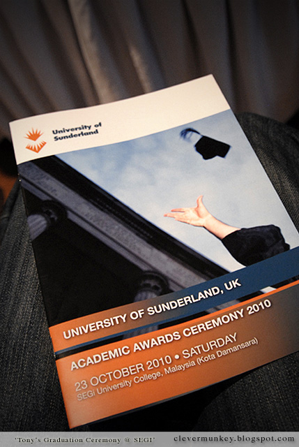 Tony's Graduation Ceremony at SEGI University College