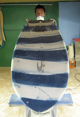 The Alley Fish Fry: Sergio has been hard at work getting his board ...