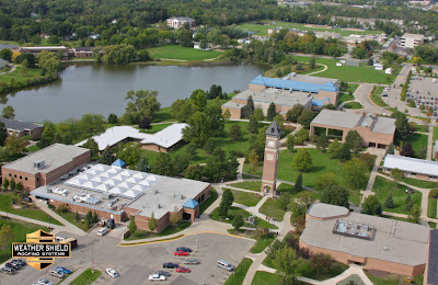Captivating Aerial Photo: Cornerstone University