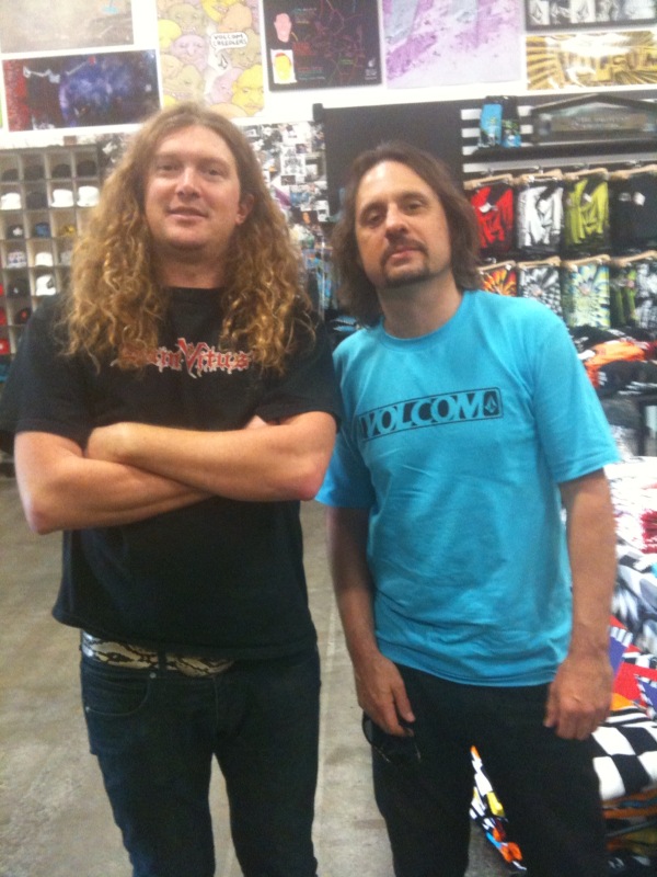 the volcom artloft blog: Kurt and Dave Lombardo at the in-house Volcom ...