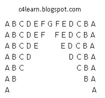 Find The Solutions...: C Program to Print the Double Pyramid Pattern