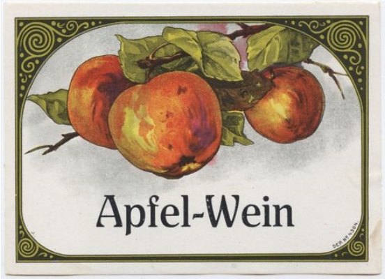 KAB - Äpfelwein-Stöffche-Äppelwoi: Etikett (ohne Keltereihinweis)