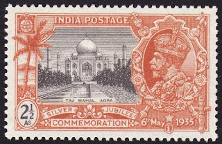 Stamps On Taj Mahal Issued by India