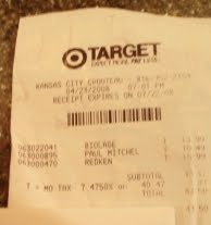 Target Addict: Consumer Alert: check those receipts!