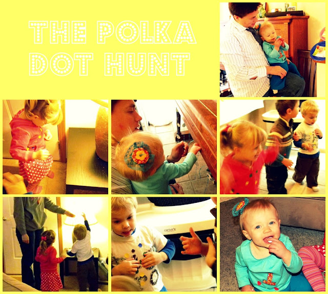 I was happy they got really into it. mr helped mini find dots, and she ...