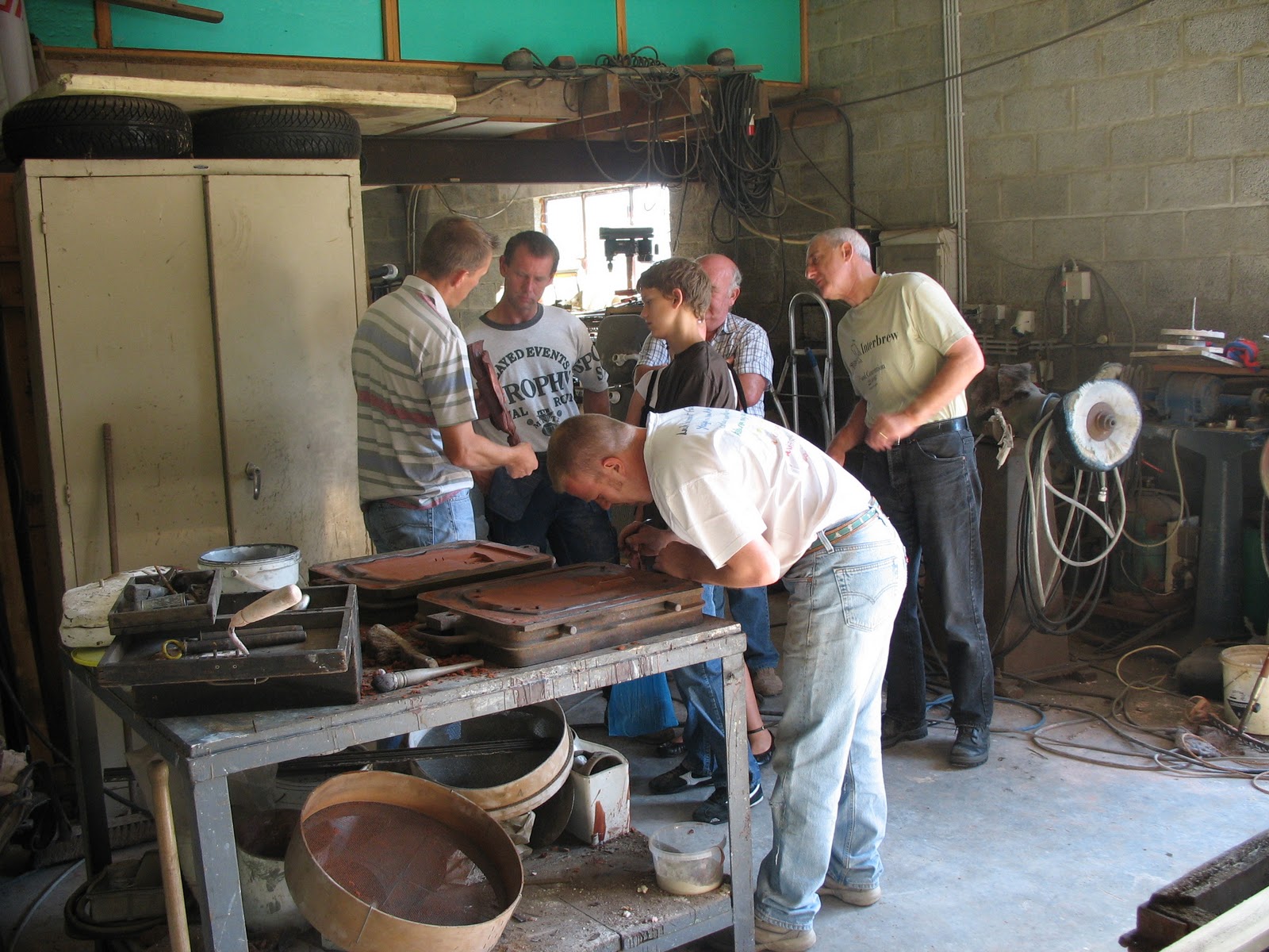 Fonderie bronze - Gérard Tonnon: Moule sable