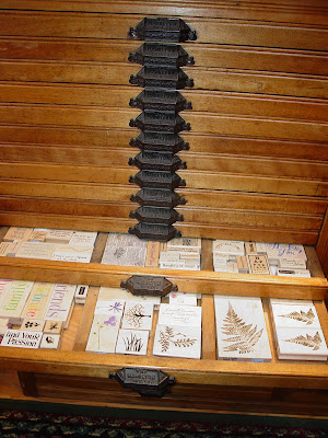 CRAFTY STORAGE: Lisa itatini Rubber stamp storage