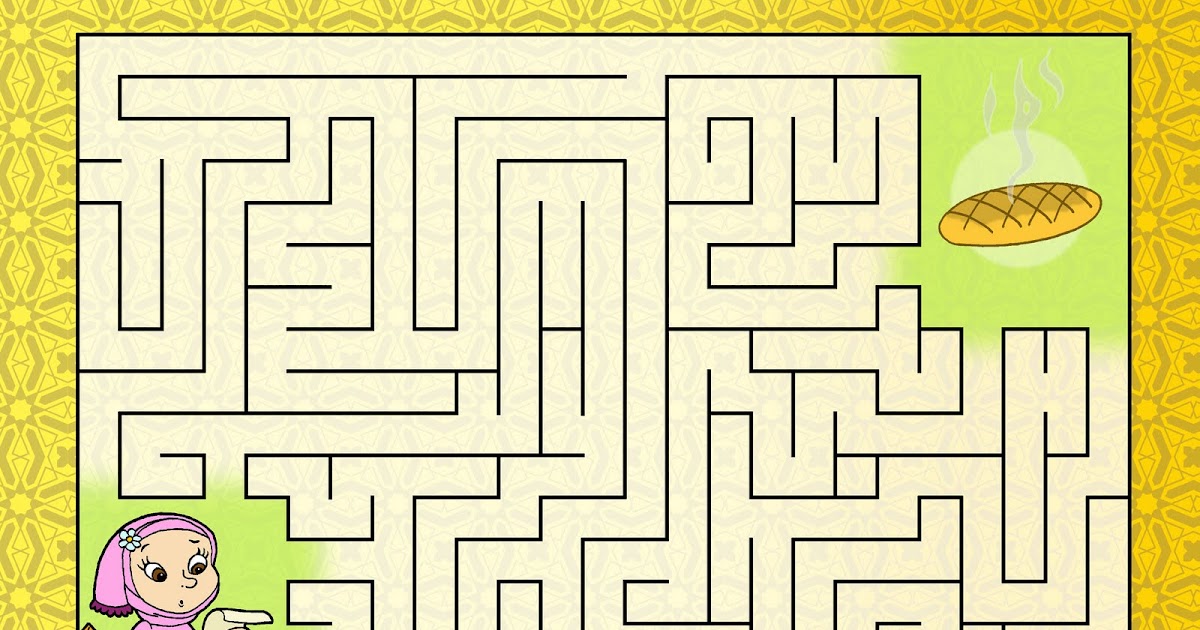 New Muslim Kids: Ramadan's Printable Maze: Supplies for Iftar