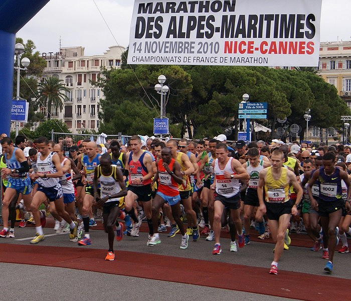 Marathon de Nice-Cannes 2010, Compte rendu